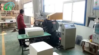 hot foil stamping corrugated carton die cutting machine 930 model