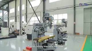 4h vertical turret milling machine precision milling machine with digital display