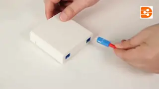 24 cores optical distribution unit white for data communication networks