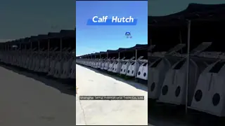 calf hutch ntg104r durable weather resistant rectangular portable insulated white polyethylene