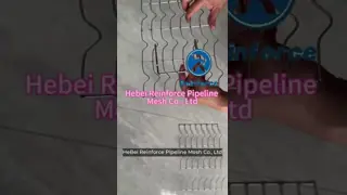 ten lines q 235 pipeline reinforced welded wire mesh ≥485 n/mm² wire tensile strength