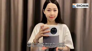 m1 mini full hd android projector unique cylindrical projector with free carry bag / mini tripod