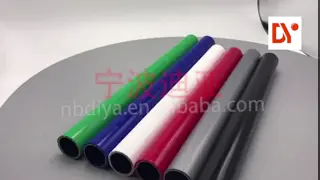 q195 steel lean tube od 28mm pe / abs coated colorful cold rolled for industry