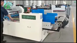 automatic pre coating film flute laminating machine 1320 paper delivery type