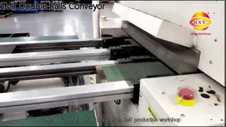 double rails pcb smt machine conveyor reject system 1.5 meter length