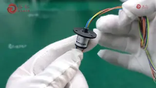 8way 2a 28awg teflon wire electrical slip ring for stage rotating lights