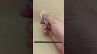 nice design clear plastic round ribbed screw cap for skincare bottles