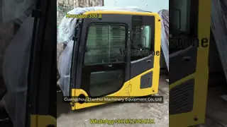 excavator cabin assembly for komatsu pc300-8 – complete operator cab replacement with frame