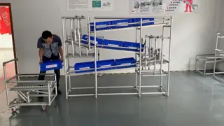 6005 t6 aluminum tube fittings lean pipe slider horizontal located ring slider fixed positioner