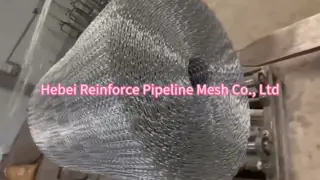 2.8 mm concrete counterweight coating wire mesh for pipeline