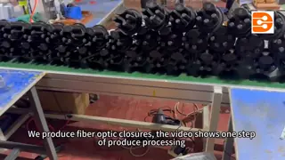 heat shrinkable fiber optic cable closure outdoor splice enclosure protective