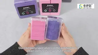 purple pink black nail polish pads 200pcs/box colorful nail prep pads