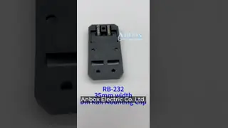 plastic din rail mounting holder spring loaded din35 bracket drc-232 35mm width