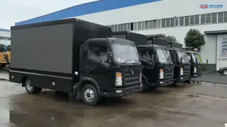 isuzu led advertising vehicle and display truck , mobile led billboard advertising truck