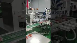 sealerall ld672-c fully automatic disc rotary sealing machine one out of tow