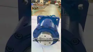 industrial hydraulic cylinder with hard chrome plated piston rod for large thrust and high pressure