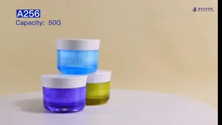 printing handling uv printing 50ml double wall acrylic plastic jar for body scrub cream
