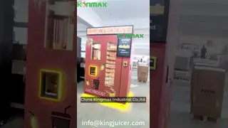 auto fruit juice vending machine , multi payments orange vending machine with lcd