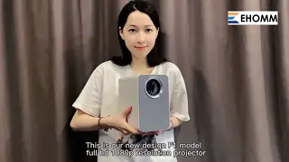f1 white netflix licensed projector mini 1080p auto focus projector