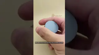 bluegrey plastic round smooth matte cap for cosmetic bottles