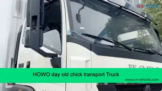 howo 4x2 refrigerator truck 3 ton day old chick transport truck for baby chick