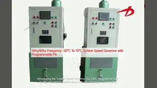 50hz/60hz frequency -20°c to 70°c turbine speed governor with programmable plc