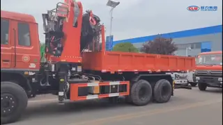isuzu truck mounted crane 8ton mobile folding boom truck crane