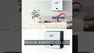 r5000 wall mounted battery with 6-year design lifespan and 5kwh capacity in 3.2v 100a h 16 s 1 p