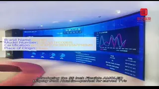 55 inch flexible amoled display 1920x1080 mipi 400cd/m² for curved tvs
