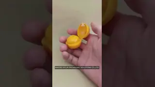 yellow plastic smooth matte spherical lid for cosmetic bottles
