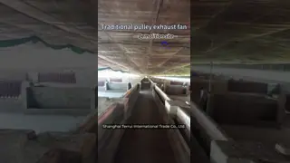 livestock barn exhaust fan with 52.9m³/h air volume and 1.7a current