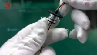 od 12.4mm 6 circuit slip ring 2a flanged for smart home security monitoring