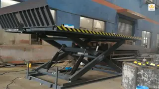 electric lip hydraulic dock lift
