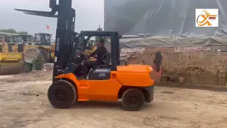 5 tons 7fd50 used toyota forklift original japan noise reduction for warehouse