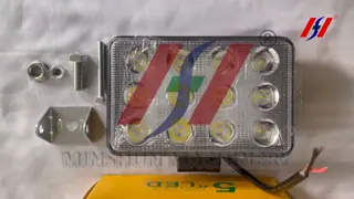 excavator led diffused work light 24v 12 bulbs 36w | agricultural truck and engine headlights