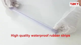 high quality pvc shower door seal strip 6-12mm transparent waterproof