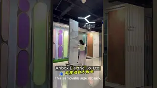 movable large panel  tile display holder double sided metal granite slab racks