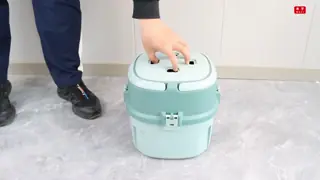 hands free round head spinning mop with bucket xhm 8020 for home floor cleaning