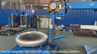steel vessel head surface grinding equipment  industrial automatic polishing machine