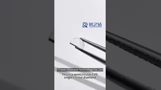 semicircular mechanical grade single crystal cvd diamonds