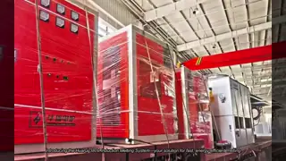 380v induction melting system with overheat protection plc control system