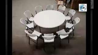 oem ergonomic white plastic hdpe folding chair table outdoorfor event