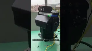 weatherproof robust heavy duty pan tilt mechanism 30 degrees per second