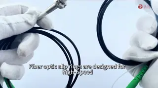 1310/1550 wavelength single channel fiber slip ring high definition digital signal transmission