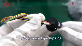 18 way 2a od 12.4mm capsule slip ring small power rotating equipment connector