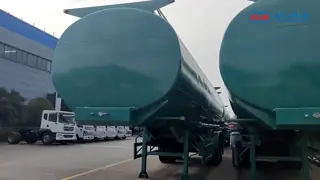 clw 2 axle stainless steel tanker truck heavy duty drinking water tank semi trailer
