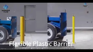 hsj warehouse elevator forklift flexible safety barrier anti collision