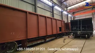 uic 60t railway cargo train car hopper wagon for ballast ore mineral particles