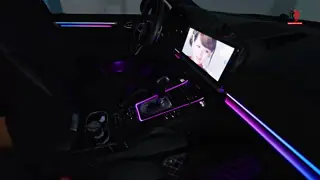 porsche cayenne 2010-2017 car ambient lighting kit with laser etched plug and play
