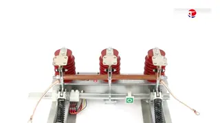 jn15-12/31.5ka-210mm high voltage earthing switch / ground switch simple structure